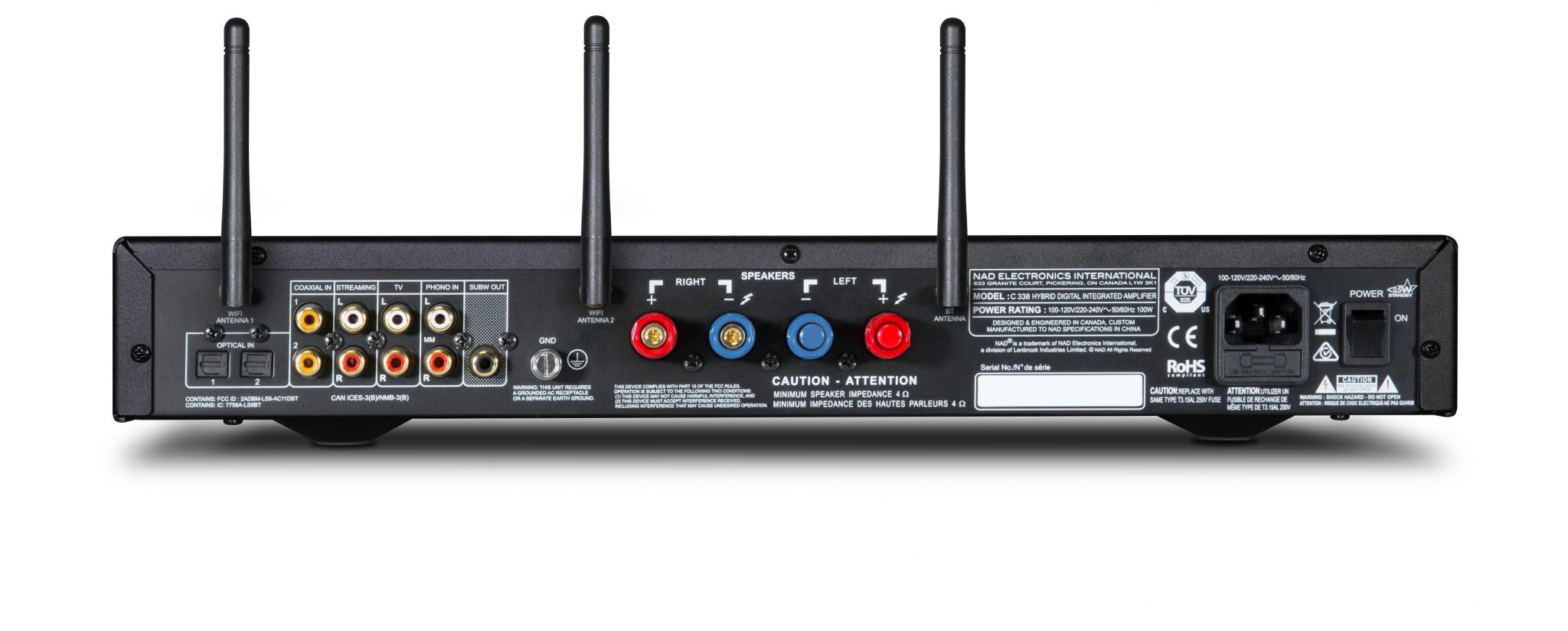 NAD C 338 HybridDigital™ Integrated Amplifier Now Available - HiFi and ...